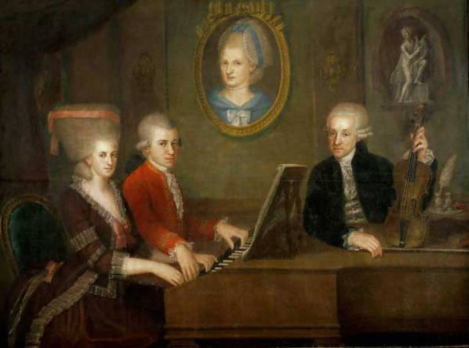 Mozart family by Croce c.1780 | Intouch Piano Studio By Kru Tao
